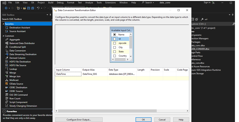 How To Perform Date Type Conversion In Ssis Data Conversion Hireforceglobal 3960