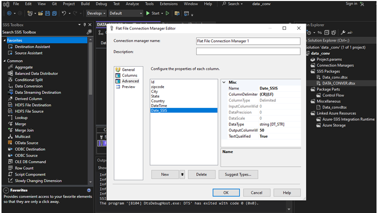 How To Perform Date Type Conversion In Ssis Data Conversion Hireforceglobal
