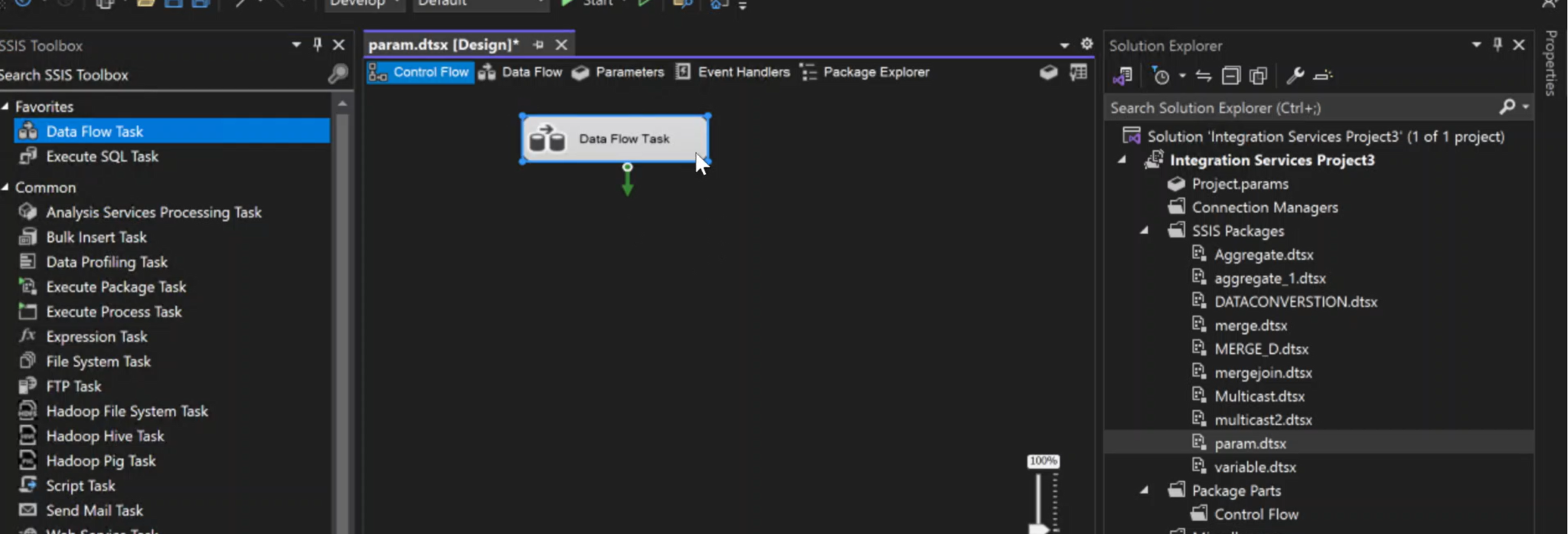 Parameters in SSIS - hireforceglobal