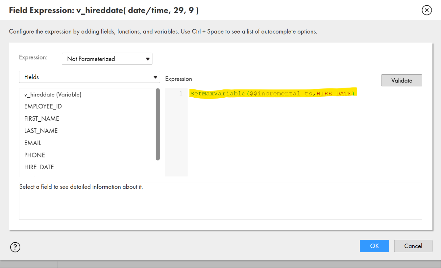IN-OUT PARAMETER IN IICS - hireforceglobal