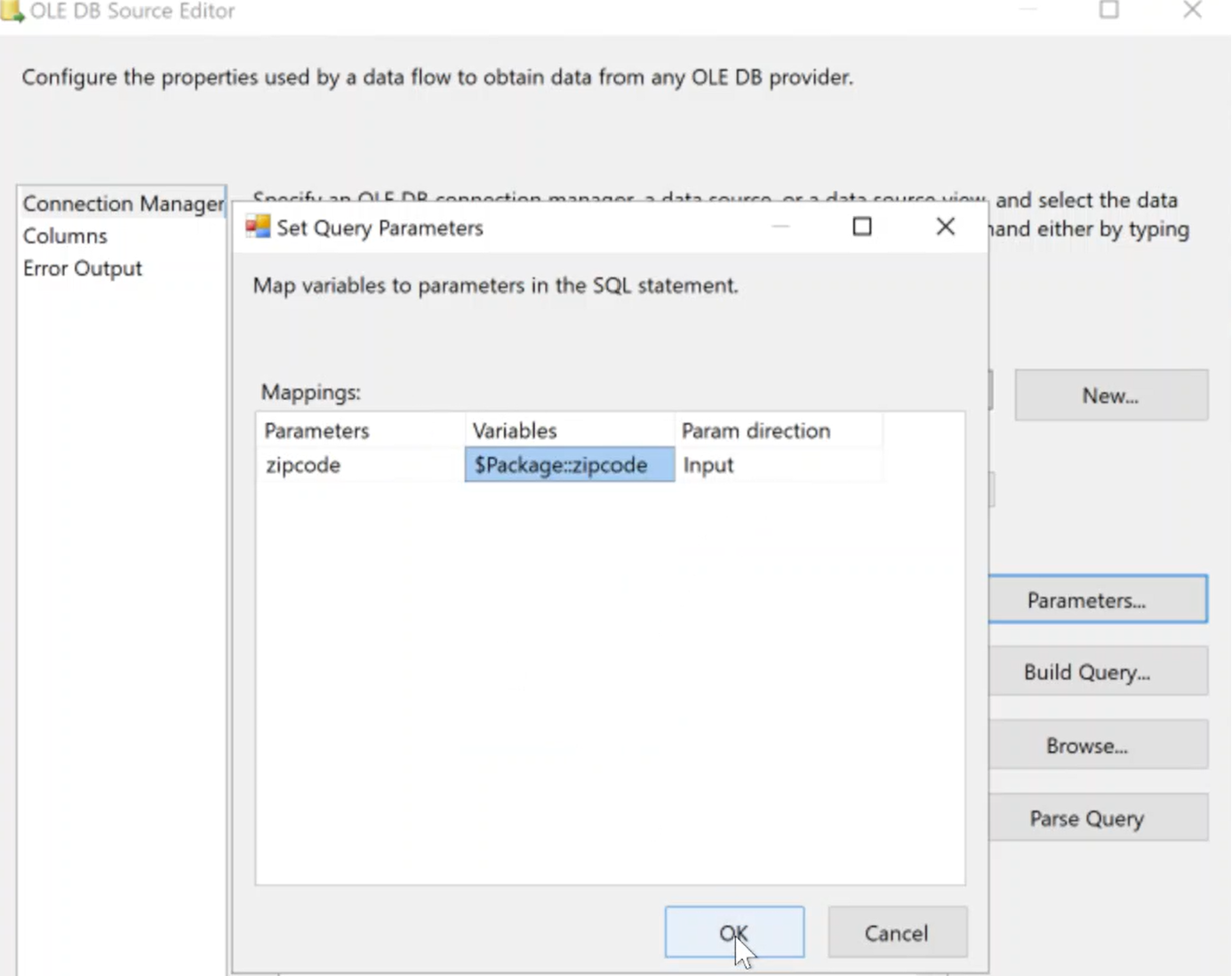 Parameters in SSIS - hireforceglobal