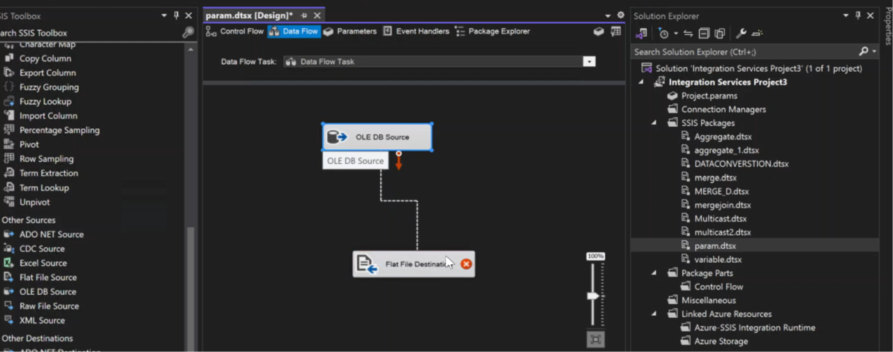 Parameters in SSIS - hireforceglobal