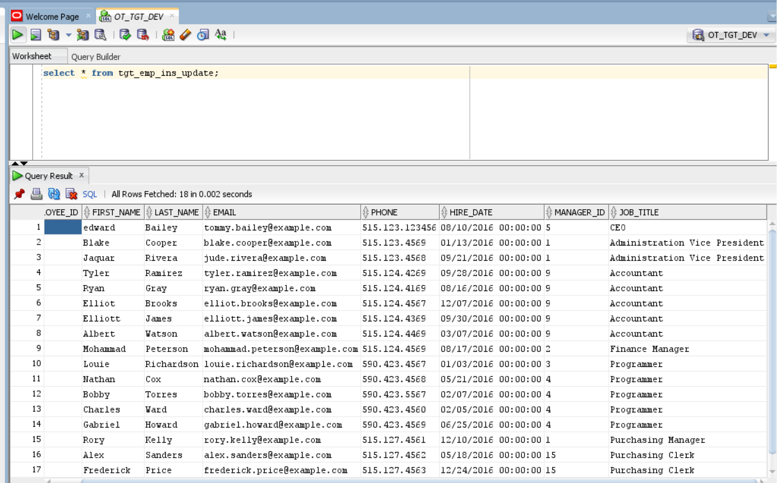 Update Old Records And Insert New Records - hireforceglobal