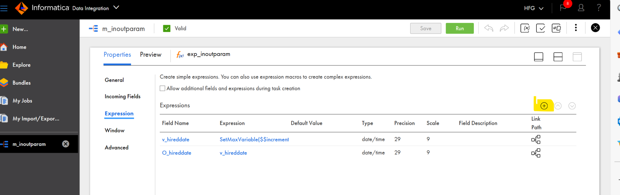 IN-OUT PARAMETER IN IICS - hireforceglobal